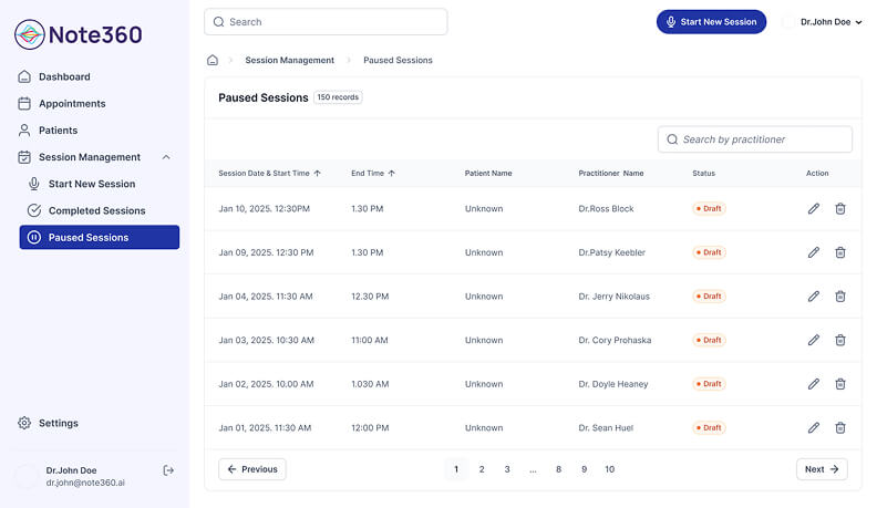 AI Clinical Note-Taking Software | Note360 for Clinicians
